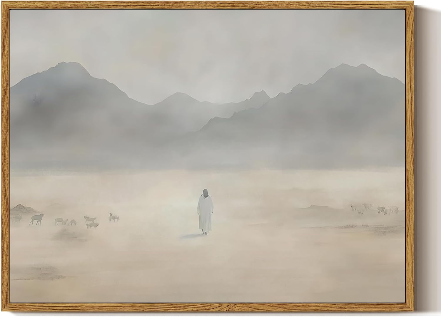 AEFER Unframed Wall Decor Paintings, Jesus Wall Art Pictures, Christian ...