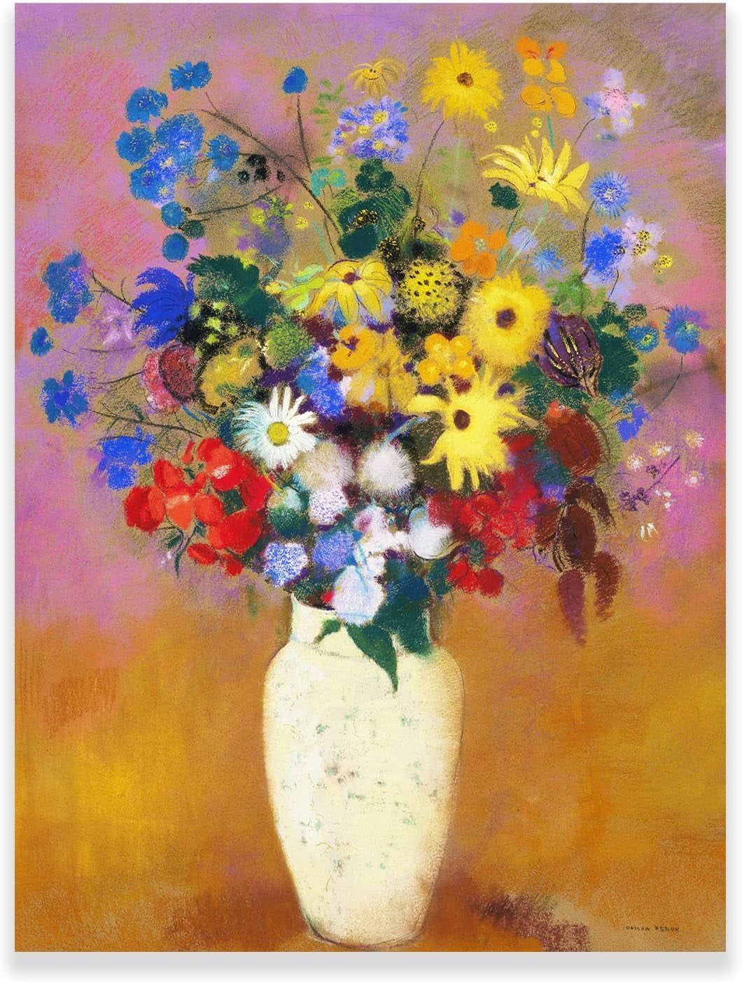 AEFER Vase of Flowers by Vincent Van Gogh,Van Gogh Canvas Poster Home ...