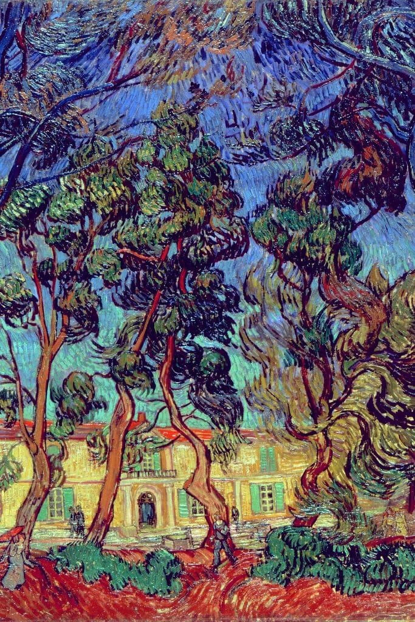 AEFER Vincent Van Gogh Trees in the Garden of Saint Paul Hospital Van ...