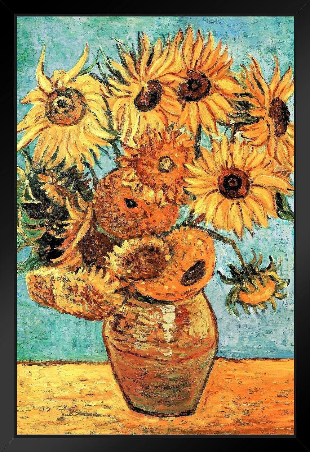 AEFER Vincent Van Gogh Vase With Twelve Sunflowers Van Gogh Wall Art ...