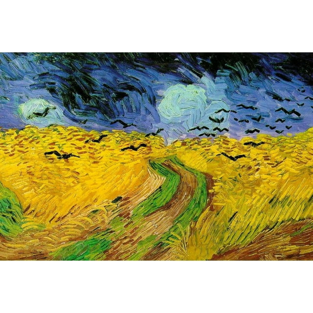 AEFER Vincent Van Gogh Wheatfield with Crows Van Gogh Wall Art ...