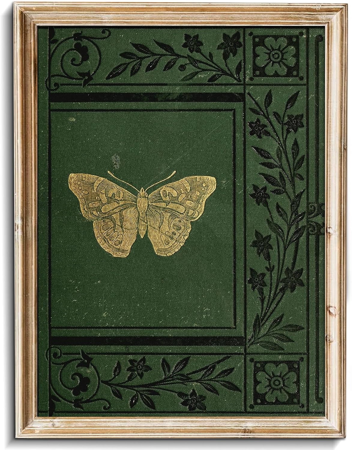 AEFER Vintage Butterfly Posters Wall Art Beautiful Butterfly Wall Art ...