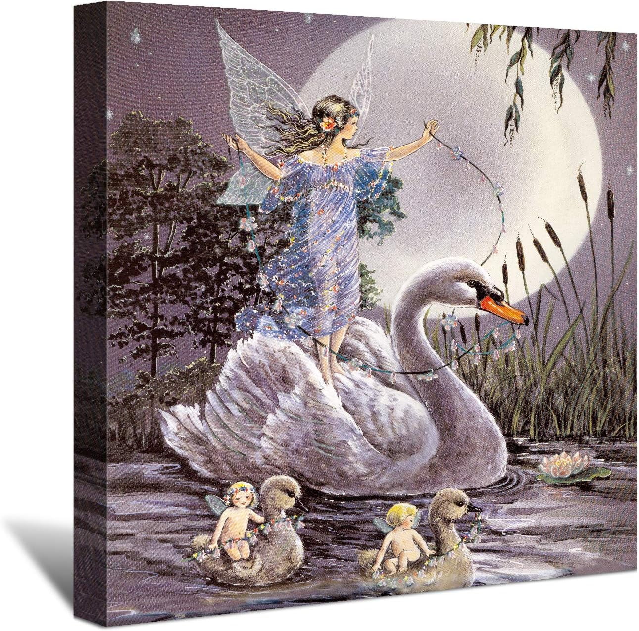 AEFER Vintage Giclee Artwork Fairy Tale Picture Prints Wall Art on ...