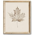 AEFER Vintage Maple Leaf Wall Art, Antique Maple Leaf Sketch Art ...