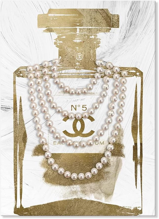 AEFER Vintage Perfume Bottle Canvas Wall Art Modern Luxury Posters ...