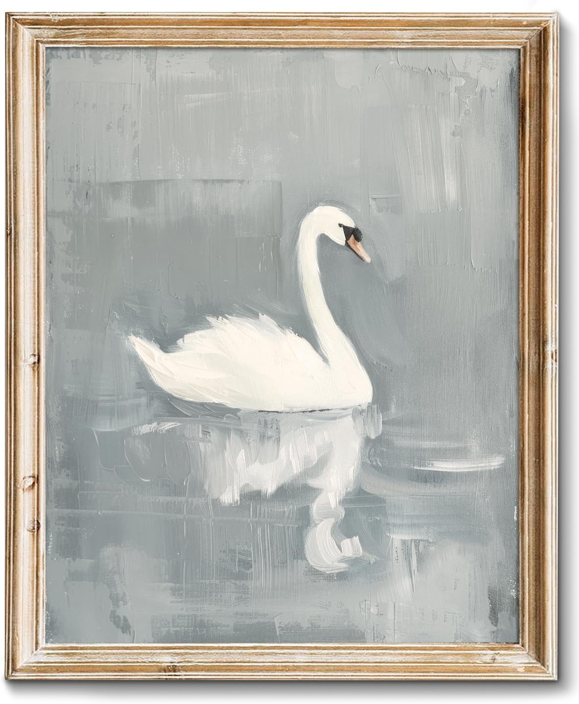 AEFER Vintage Swan Wall Art - Swan Vintage Canvas Art Prints for Wall ...