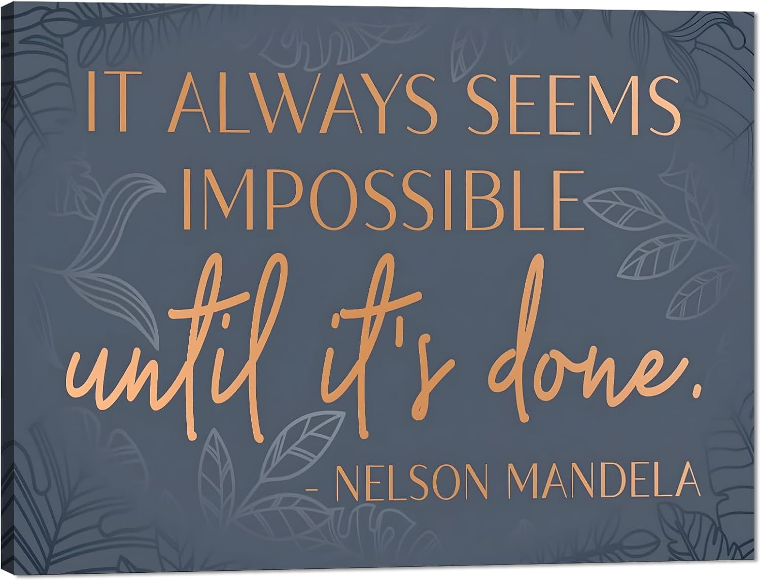 AEFER Wall Art for Office - Inspirational Wall Decor It Alaways Seems ...