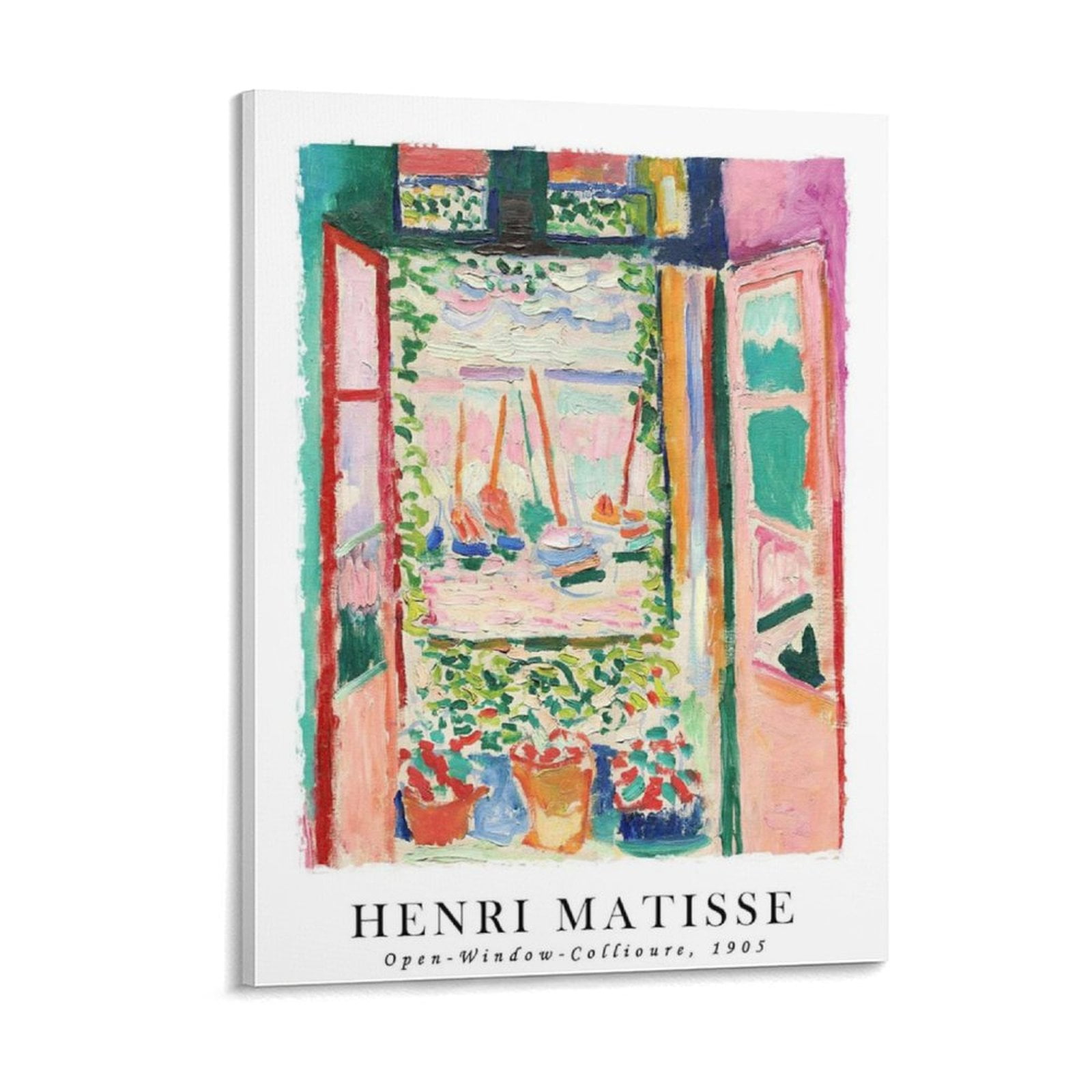 AEFER Wall Art Open Window Collioure 1905 by Henri Mattise Abstract ...