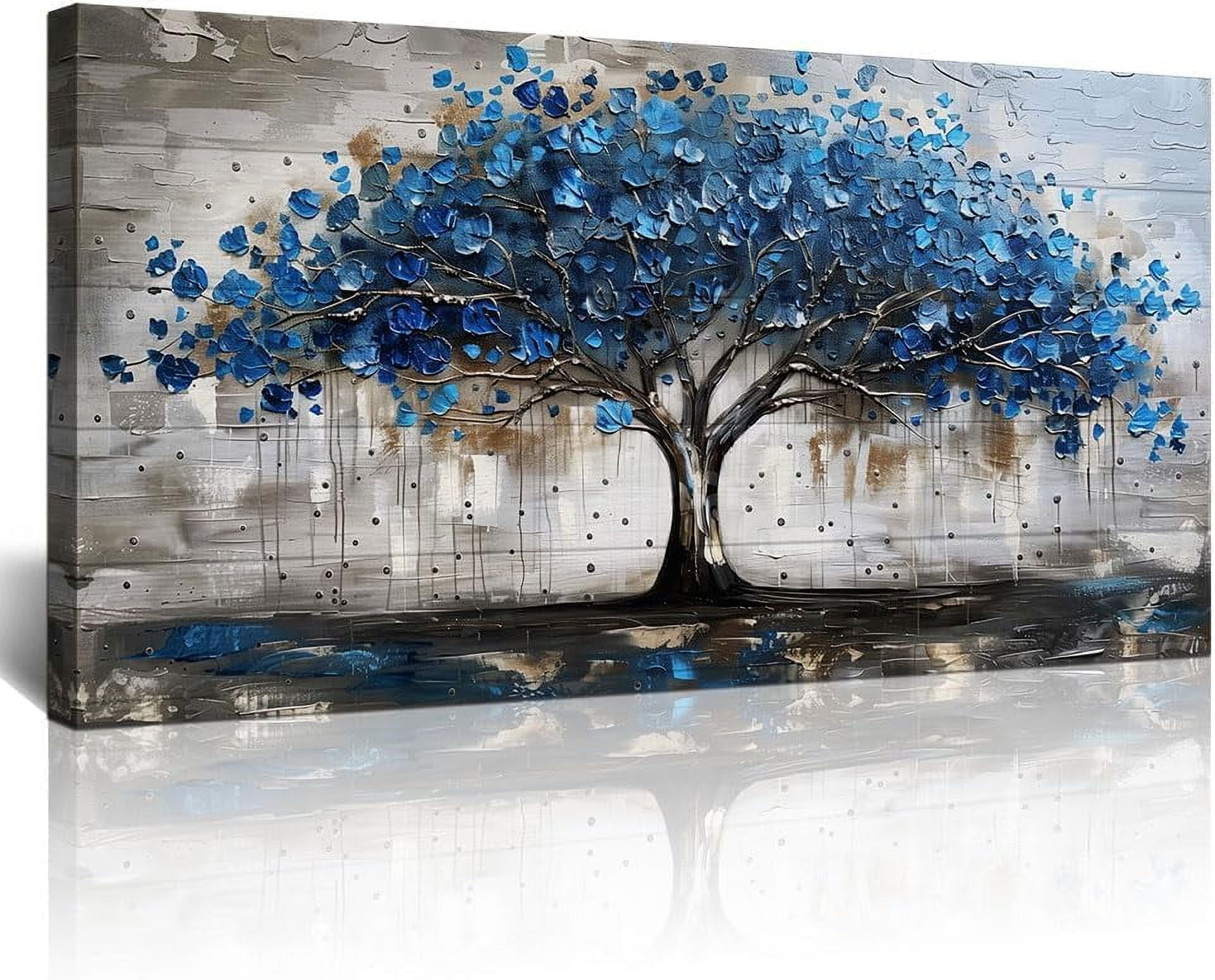 AEFER Wall Decor For Living Room Wall Art For Office Bedroom Decor Tree Panoramic Landscape Wall ...