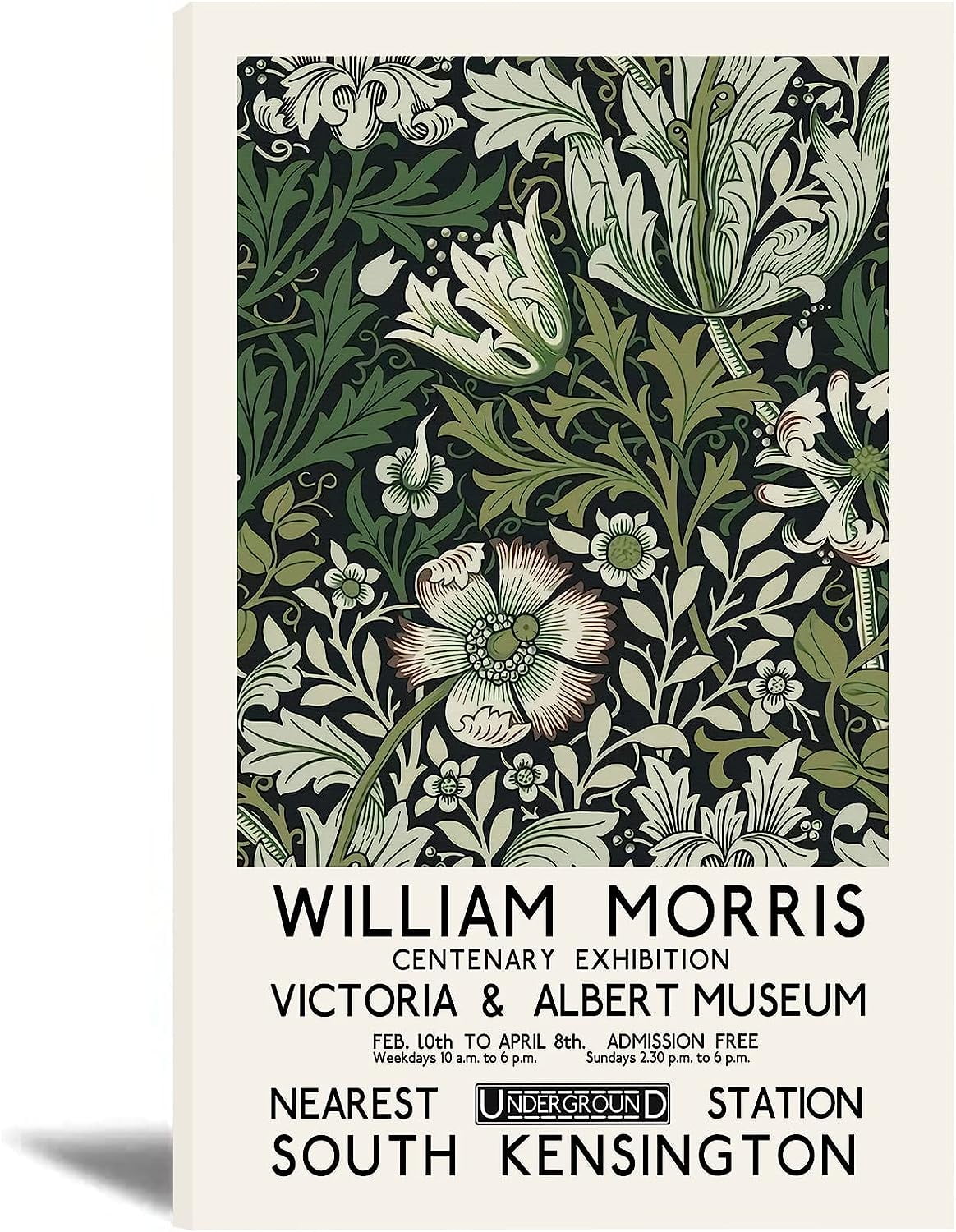 AEFER William Morris Poster William Morris Exhibition Poster William ...