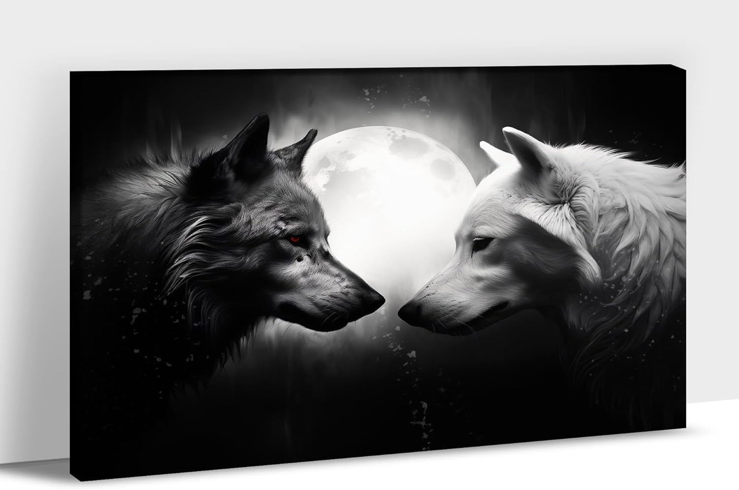 AEFER Wolf Wall Art - Wolf Pictures for Bedroom & Living Room, Canvas ...