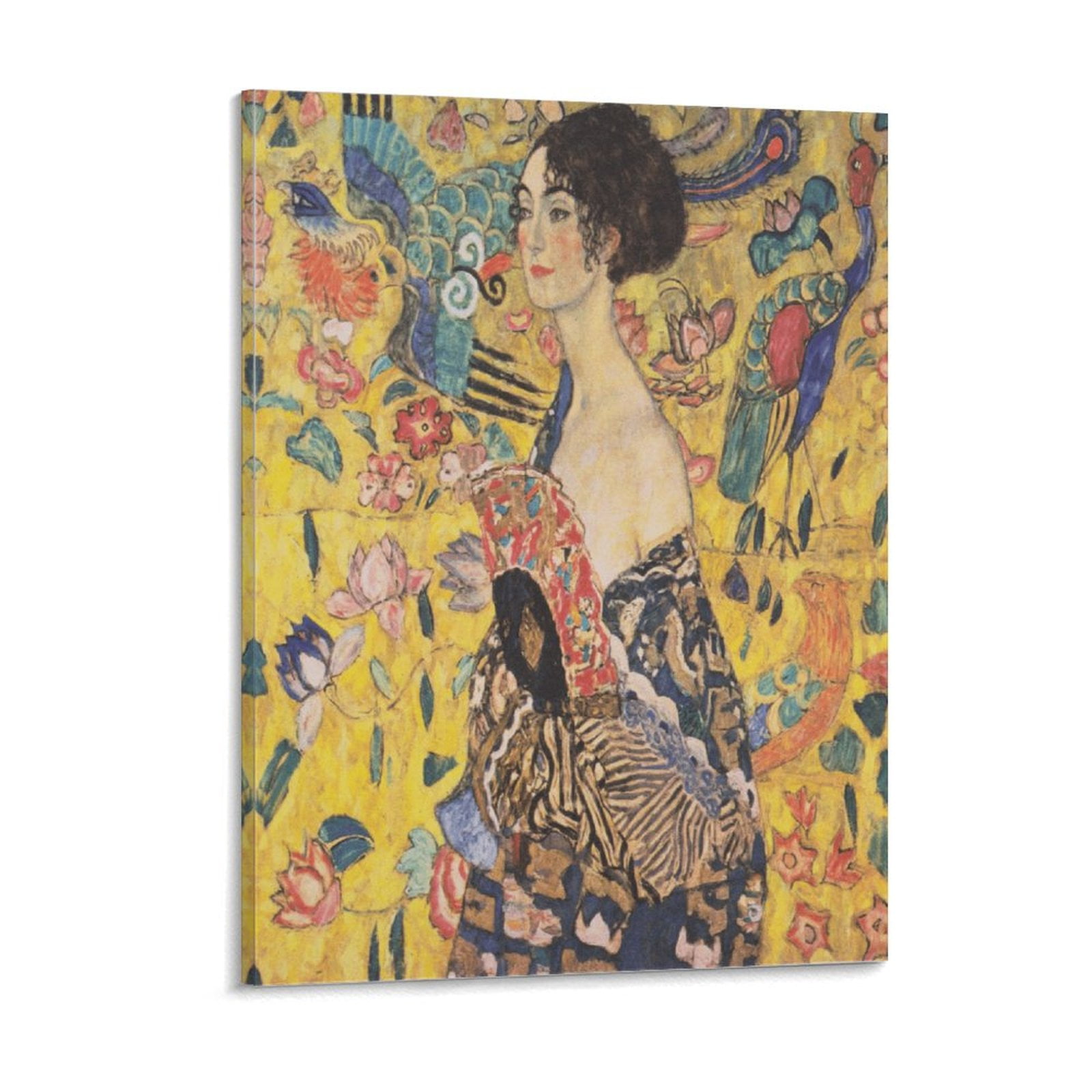 AEFER Woman with Fan by Gustav Klimt - Austrian Symbolist Painter ...