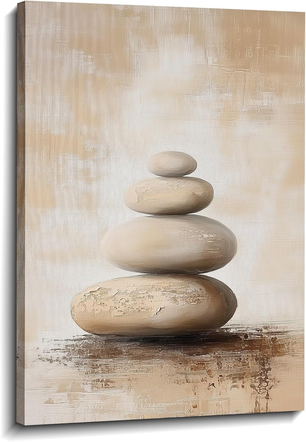 AEFER Zen Canvas Wall Art Spa Stones Picture Wall Decor Unframed ...