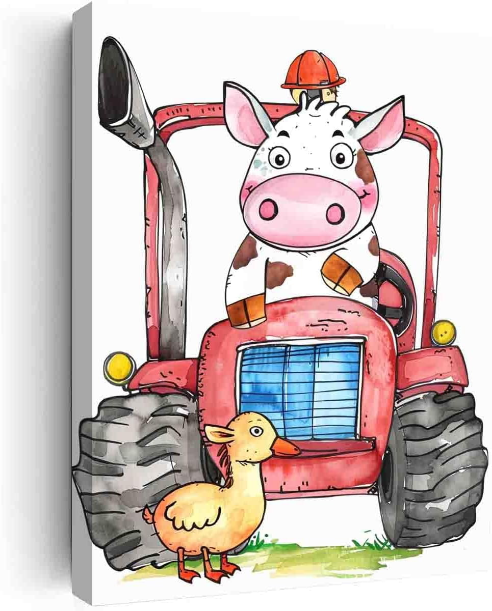 AEFER cow,pig duck and lamb taking a Bath,Farmhouse Animal Art,bathroom ...