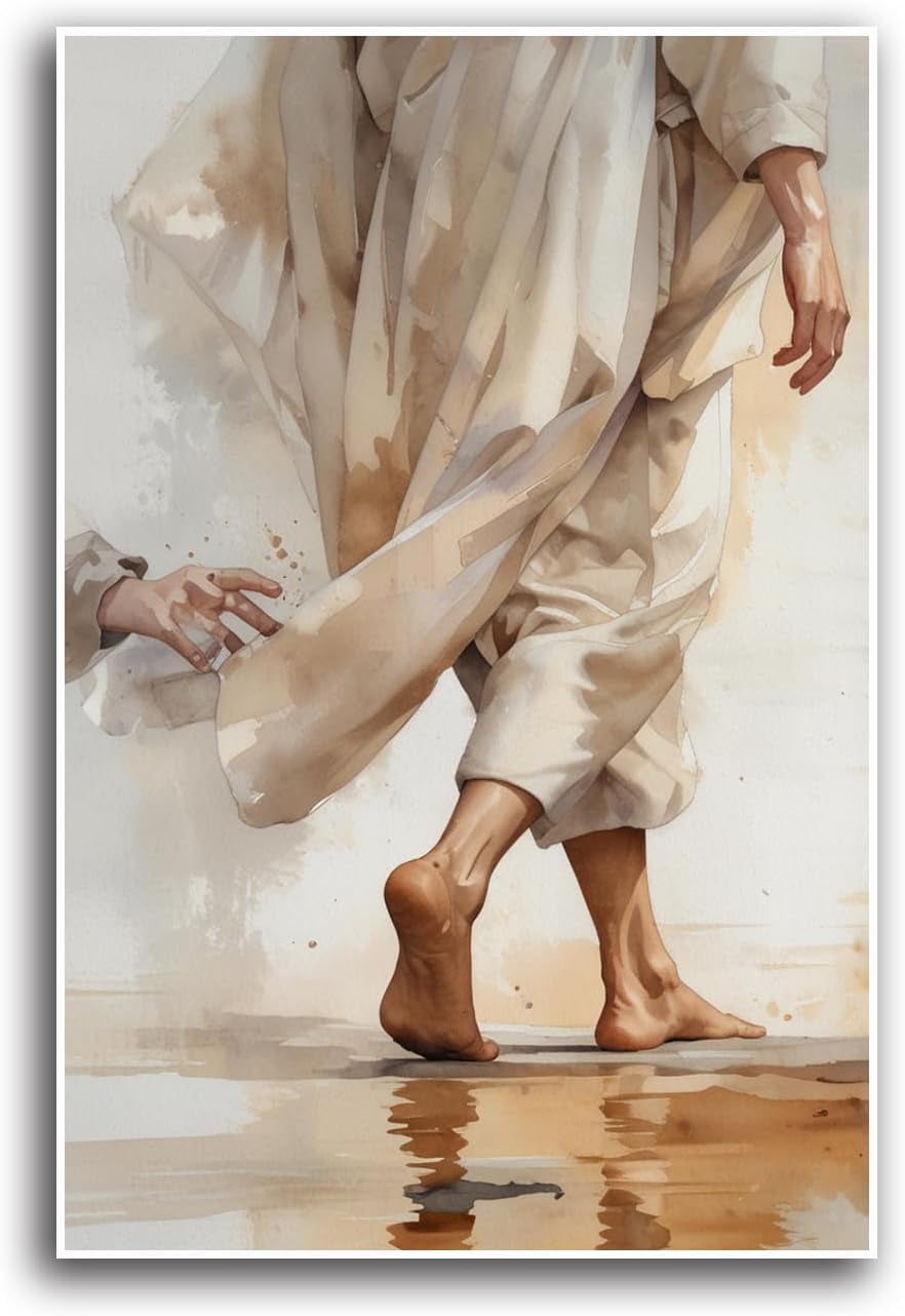 AEFER touching The edge of Jesus Inspirational Wall Decor Christian ...