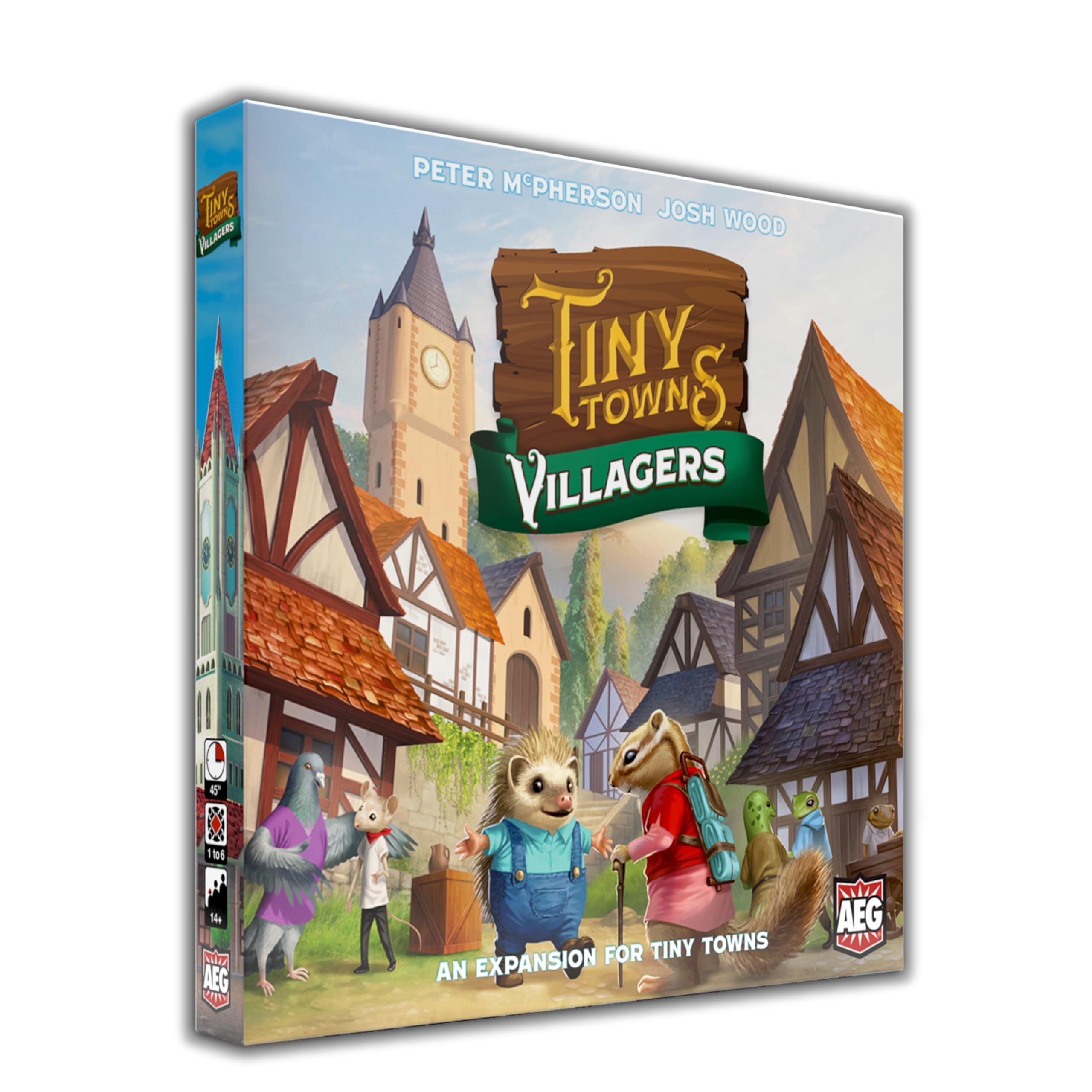 AEG Tiny Towns: Villagers RRF12 Expansion | Talented Creatures Have Come to Visit | Adds ...