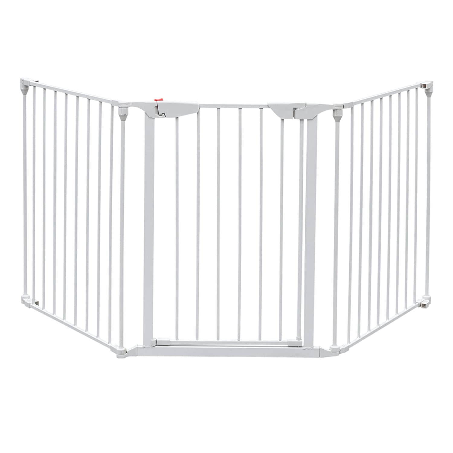 AEGFKD 74-Inch Versatile Safety Gate Metal Baby/Pet Gate Configurable ...