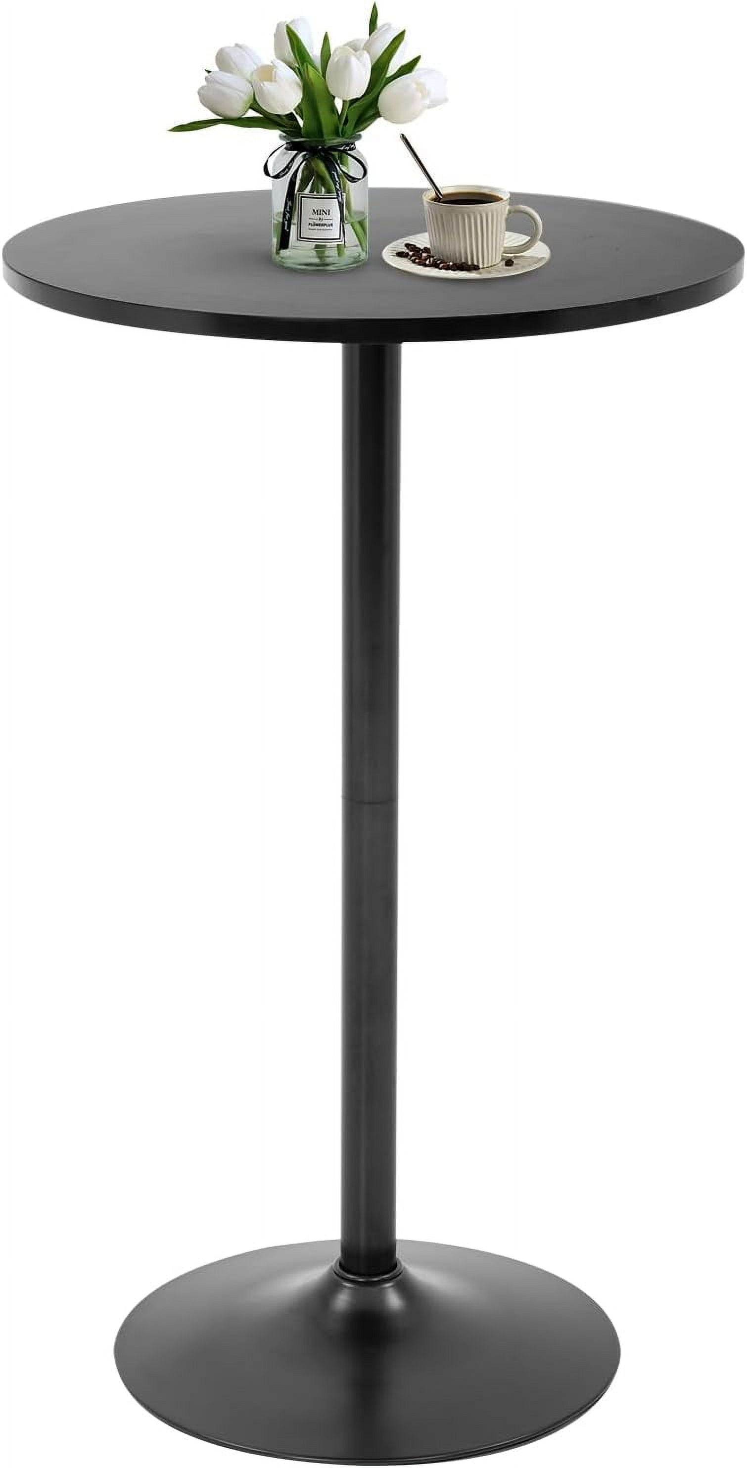 AEGFKD Bar Table 40 Inch Round Table Height Top Pub Table Cocktail for ...