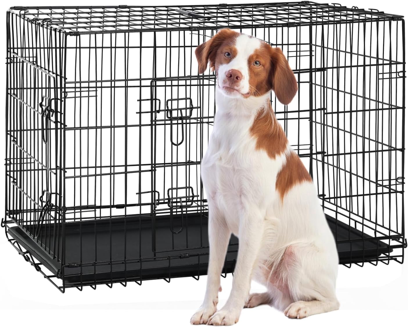 AEGFKD42 Inch Extra Large Dog Crate, Heavy Duty Dog Crates for Large ...