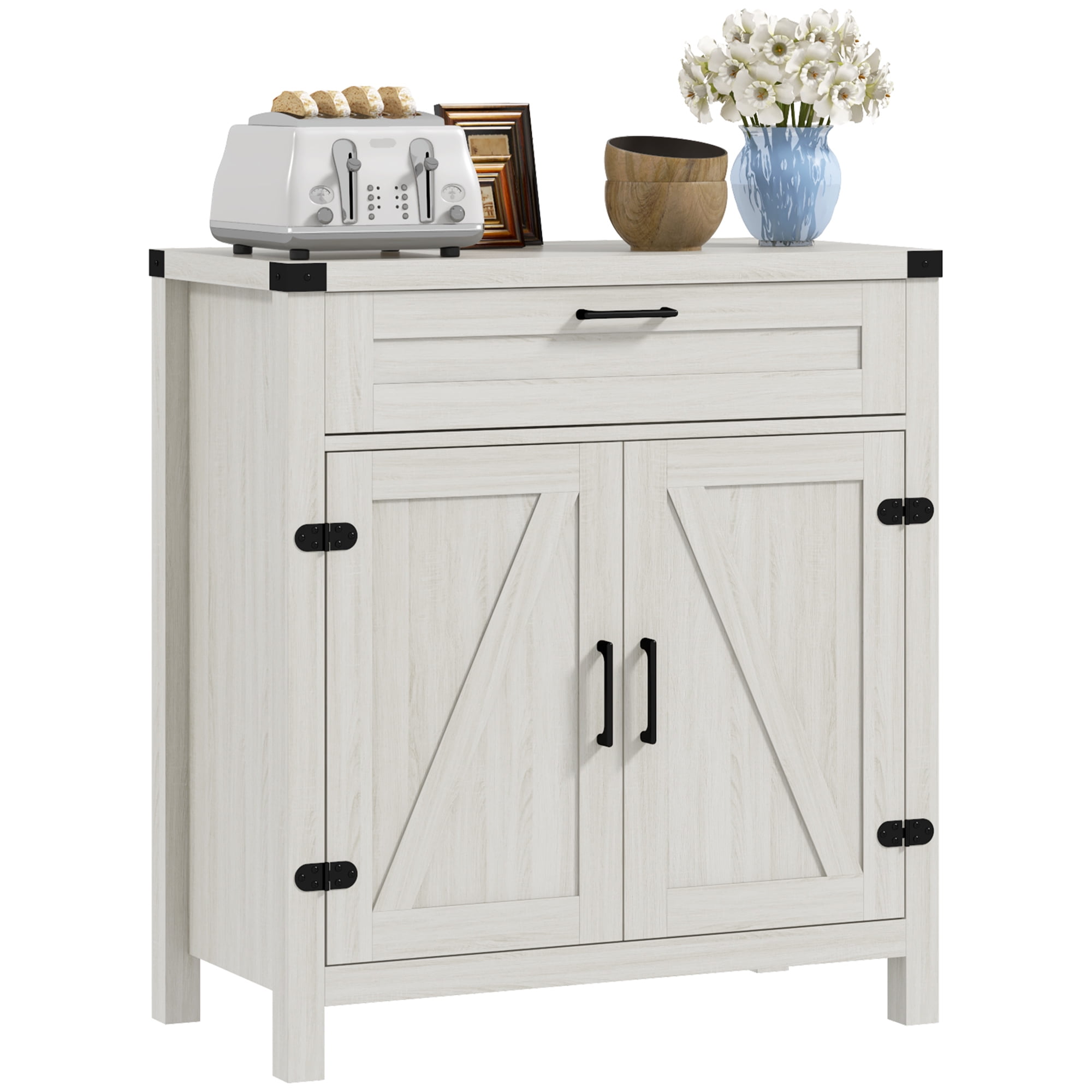 AEGFKDAssemblable industrial style kitchen storage cabinet, drawers ...