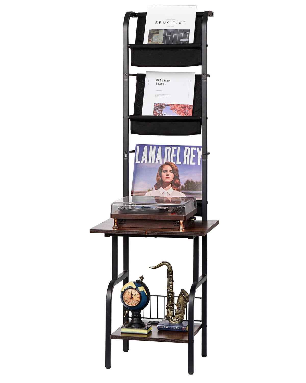 AEGFKDFive layer multifunctional vinyl record player storage rack, made ...
