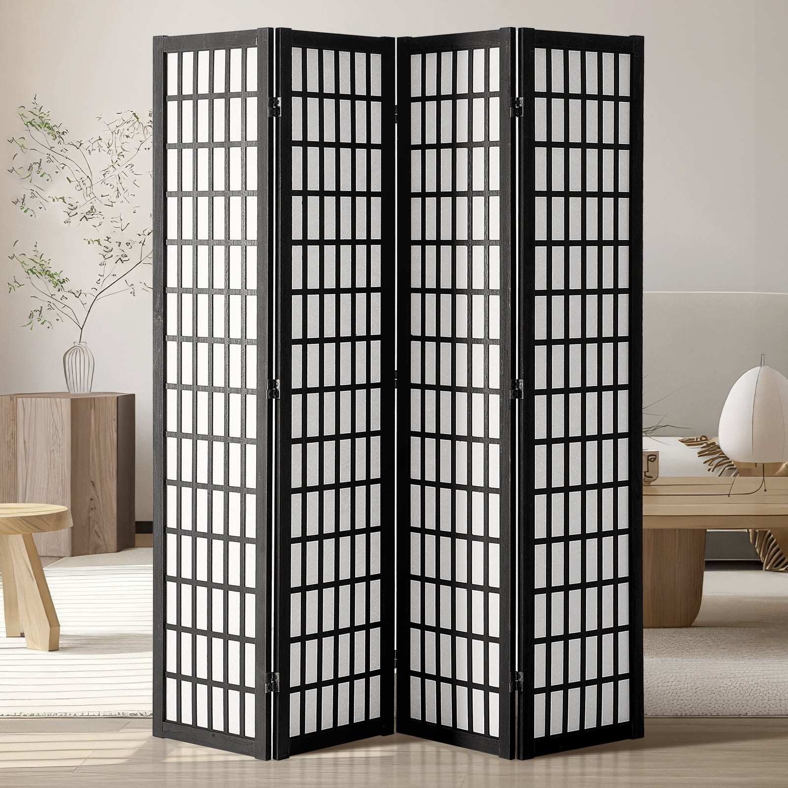 AEGFKDRoom Divider Japanese Wall Divider, Panel Screen for Room ...