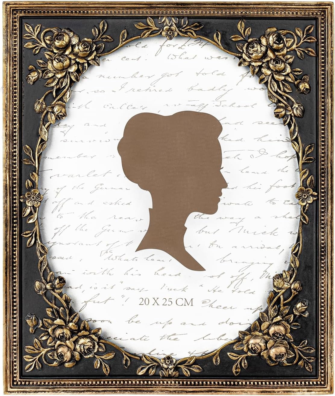 AELS 8x10 Inch Vintage Black Picture Frame, Elegant Antique Photo ...