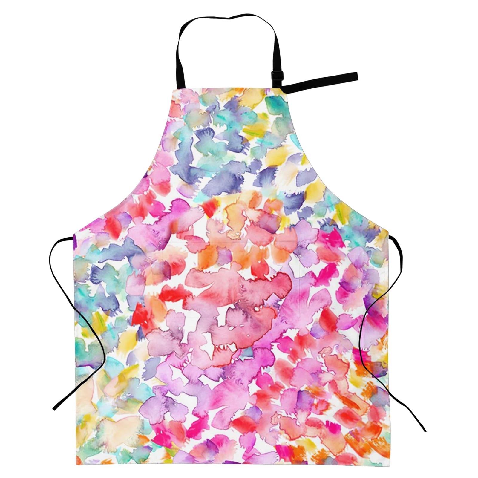 AELUTYSH Artist Painting Apron with 2 Pockets and Adjustable Neck ...