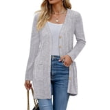 AELand Cardigan for Women Long Sleeve Thin Sweater Lightweight Button ...