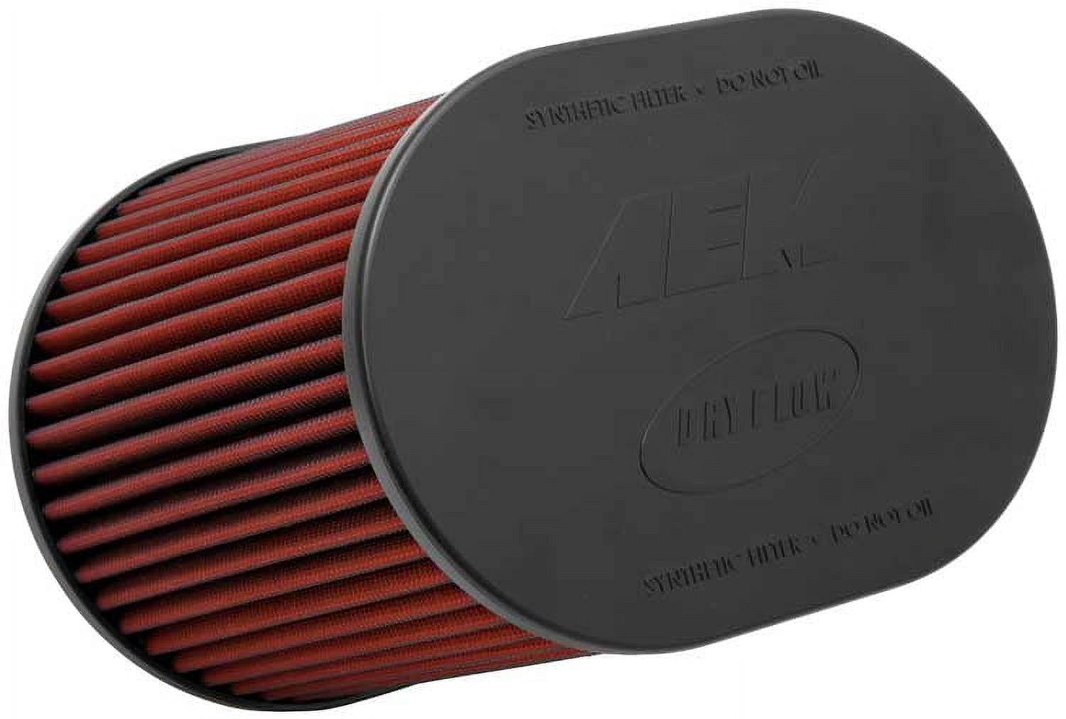 AEM 21-2259DK Universal DryFlow Clamp-On Air Filter: Oval Tapered; 4 in ...