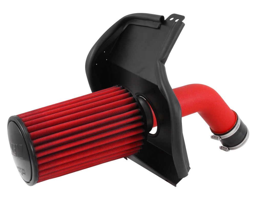 Free Shipping! AEM 21-735WR Cold Air Intake System, Wrinkle Red Fits ...