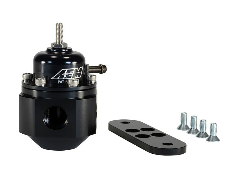 AEM 25-302BK Universal Adjustable Fuel Pressure Regulator - Black ...