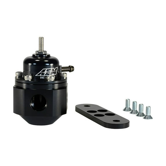 AEM 25-302BK Universal Adjustable Fuel Pressure Regulator - Black ...