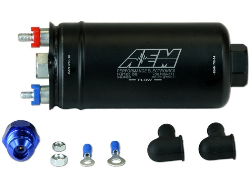 AEM 50-1005 Inline High Flow Fuel Pump 400LPH - Walmart.com