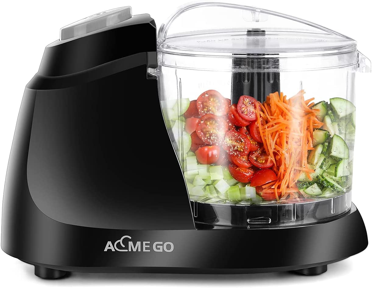 Aemego 1.5 Cup Mini Food Processor - Vegetable & Meat Electric Chopper ...
