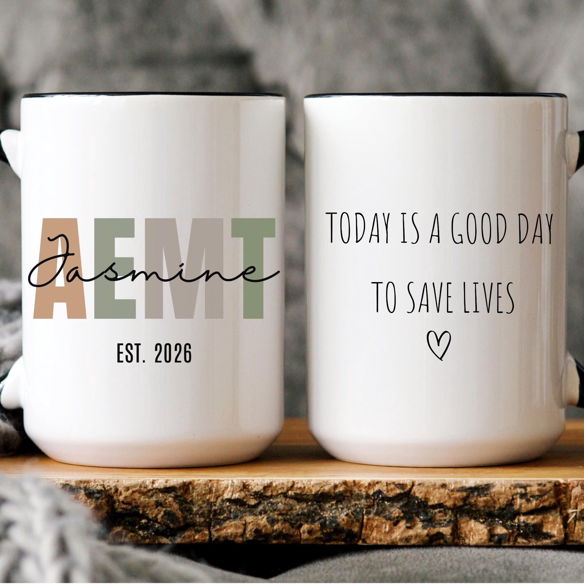 AEMT Graduation Gift Personalized EMT Mug Paramedic Coffee Cup EMS ...