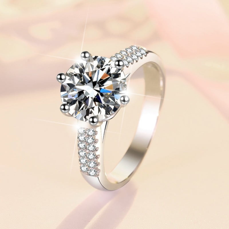 AEN 925 Sterling Silver Ring Female Fashion Personality Ins Style All ...
