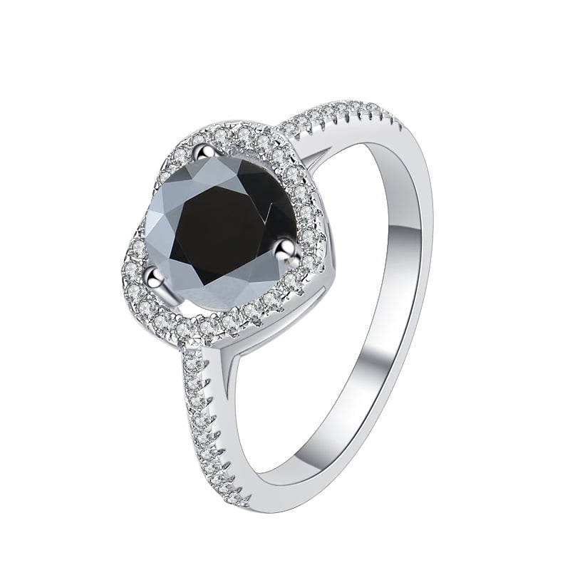 AEN D Color Moissanite 1 Karat GRA Six-Pointed Star Original Fashion Color Wedding Ring S925 ...