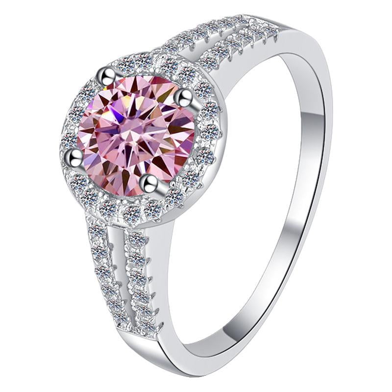 AEN Hot Sale Sterling Silver Star Queen Classic Ring 1/2/3 Karat ...