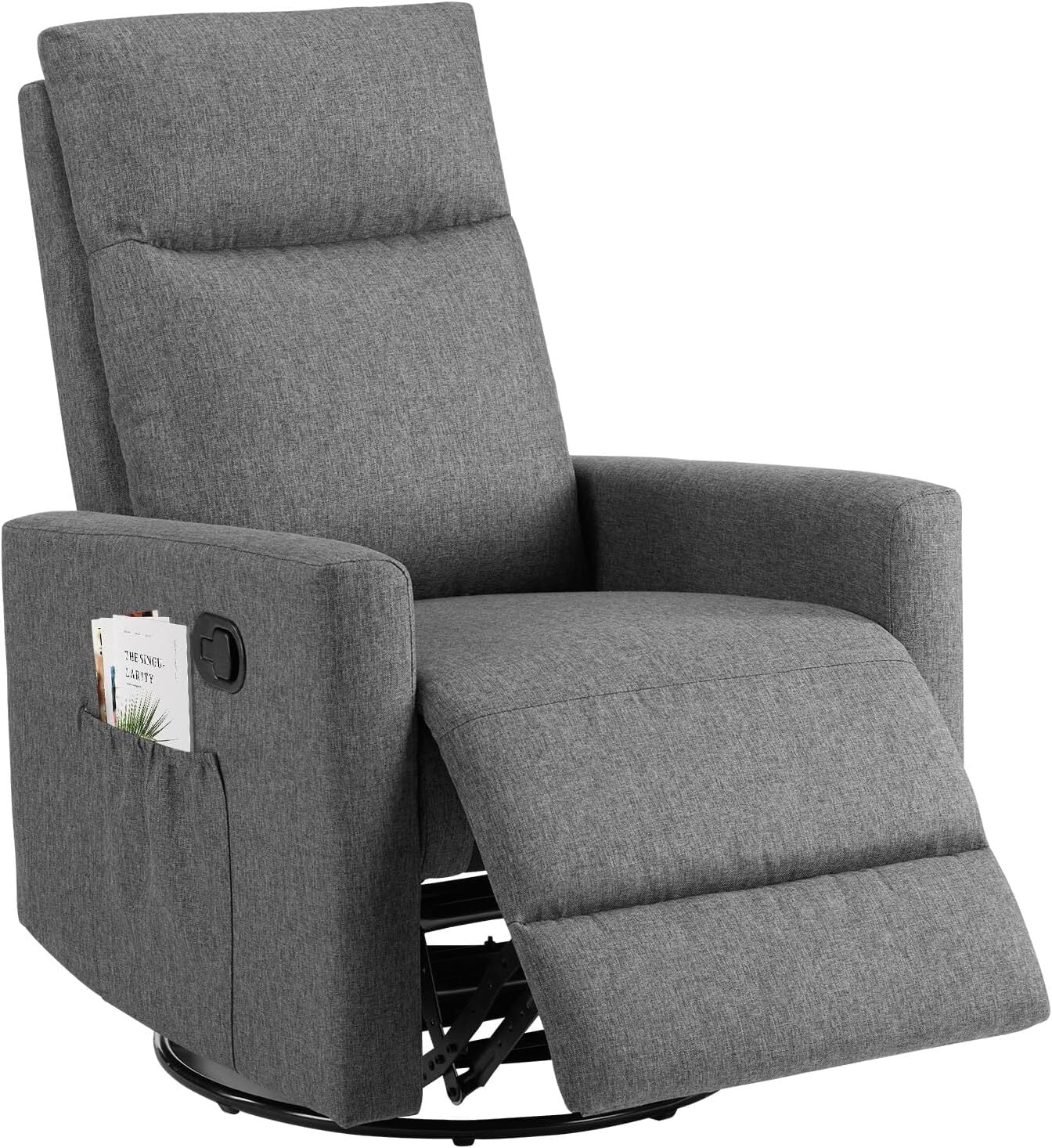 AENKYO Recliner Chair Swivel Rocking for Living Room, Glider Rocker ...