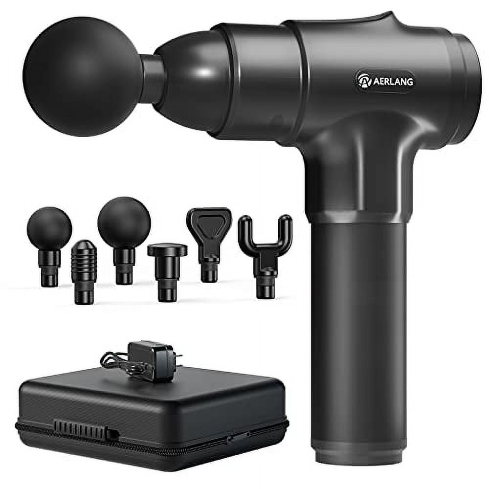 AERLANG Massage Gun, Deep Tissue Massager, Portable Muscle Massage Gun ...