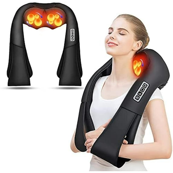 AERLANG Shiatsu Back and Neck Massager, Back Massager Deep Tissue ...