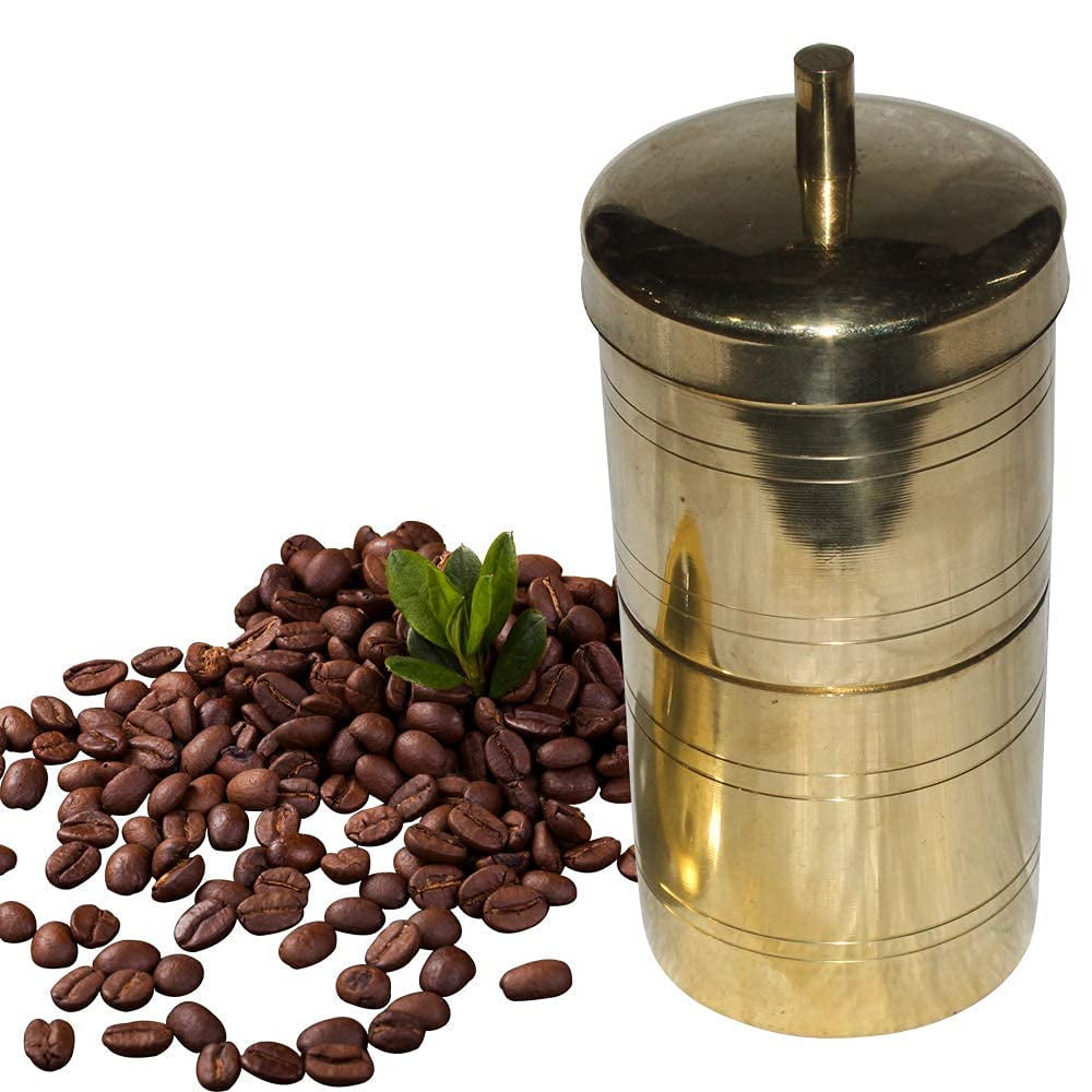 AERO Brass Traditional Filter Coffee Maker Size 1 Brass South Indian ...