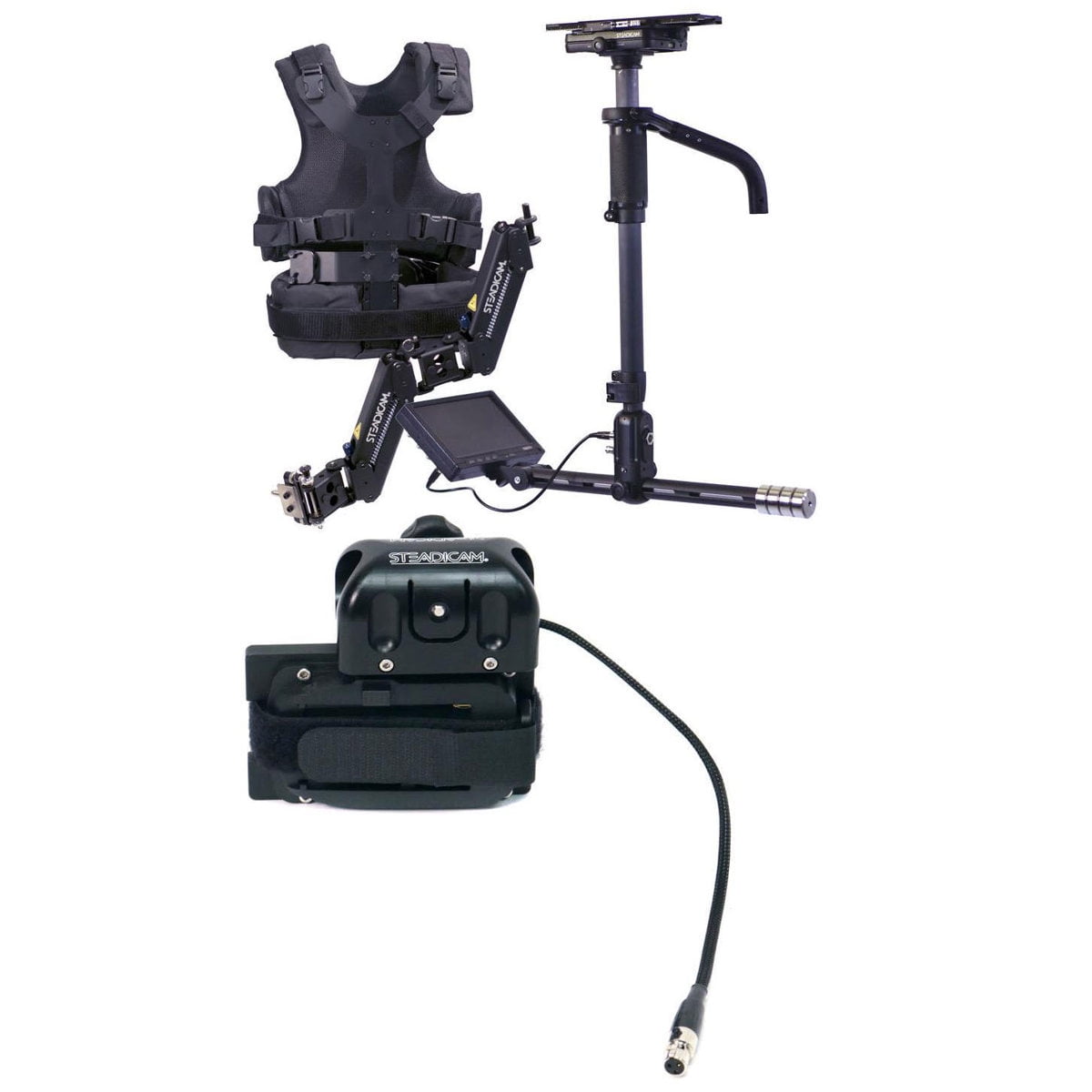AERO Sled with 7" Monitor, A-15 Arm and Vest With SteadiCam Panasonic ...