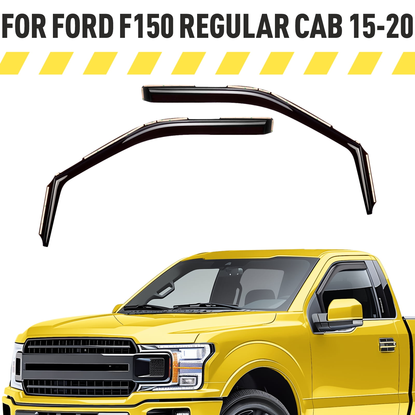 AEROGUYS Extra Durable Window Deflectors In-Channel Window Visors Rain ...