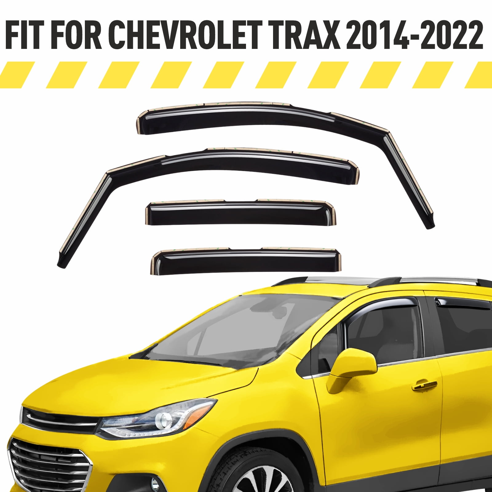 AEROGUYS In-Channel Window Deflectors Extra Durable Window Visors Rain ...