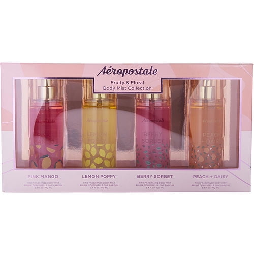AEROPOSTALE VARIETY by Aeropostale FRUITY & FLORAL SET WITH BERRY SORBET & LEMON POPPY & PEACH ...