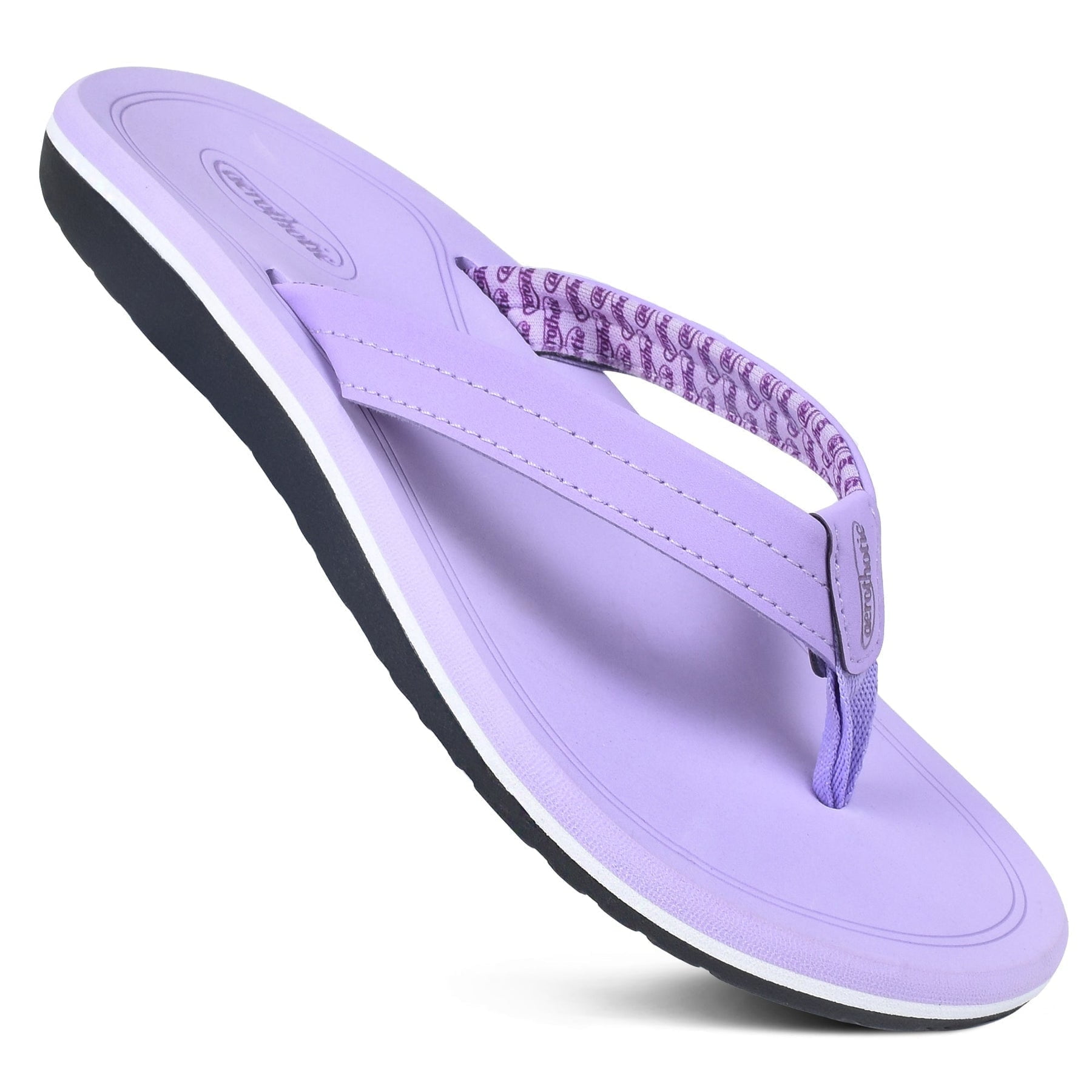 Aerothotic Womens Casual Comfort Quick Drying Cushion Soft Flip Flops ...