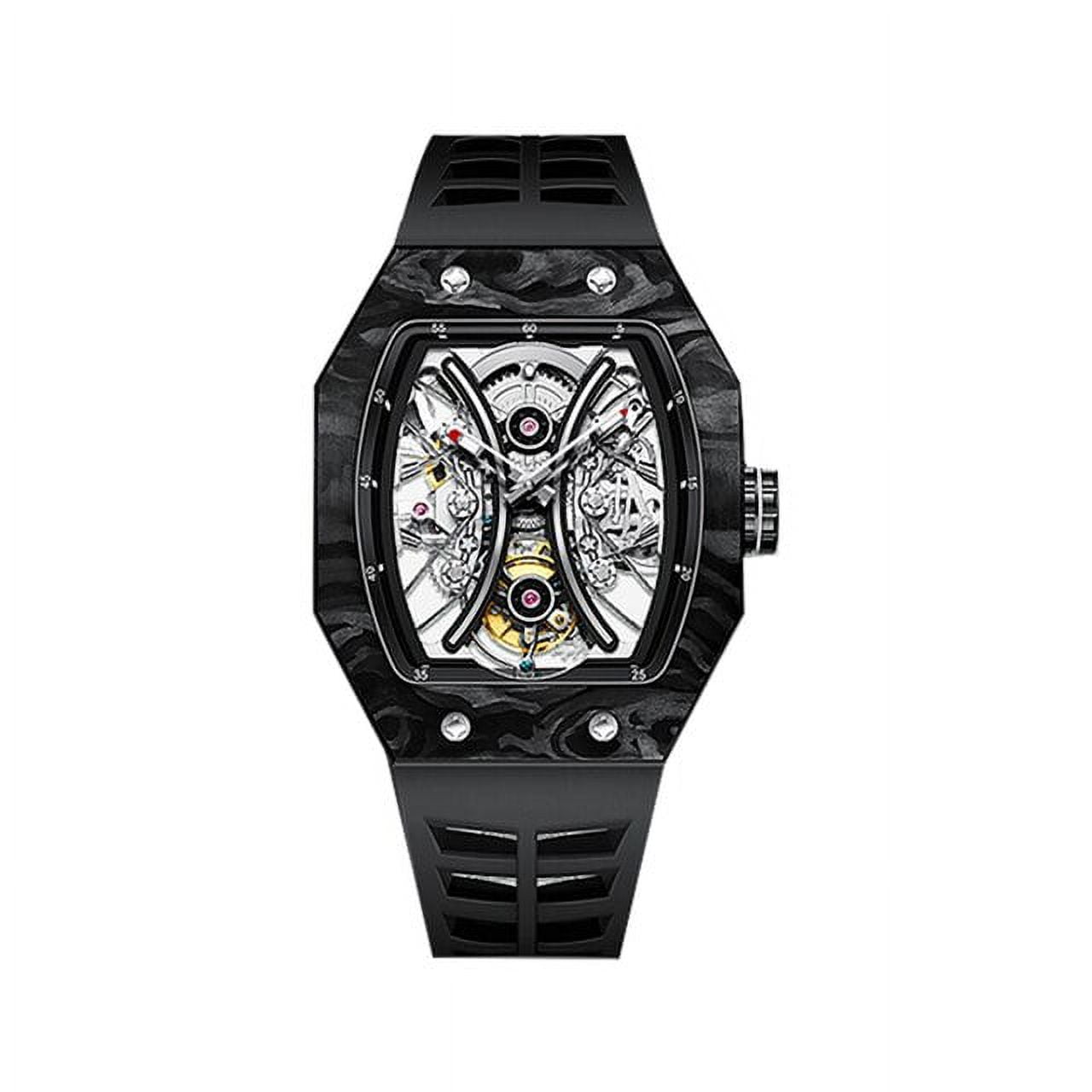 AESOP RICHA Square Carbon Fiber Bezel Men Mechanical Wristwatches ...