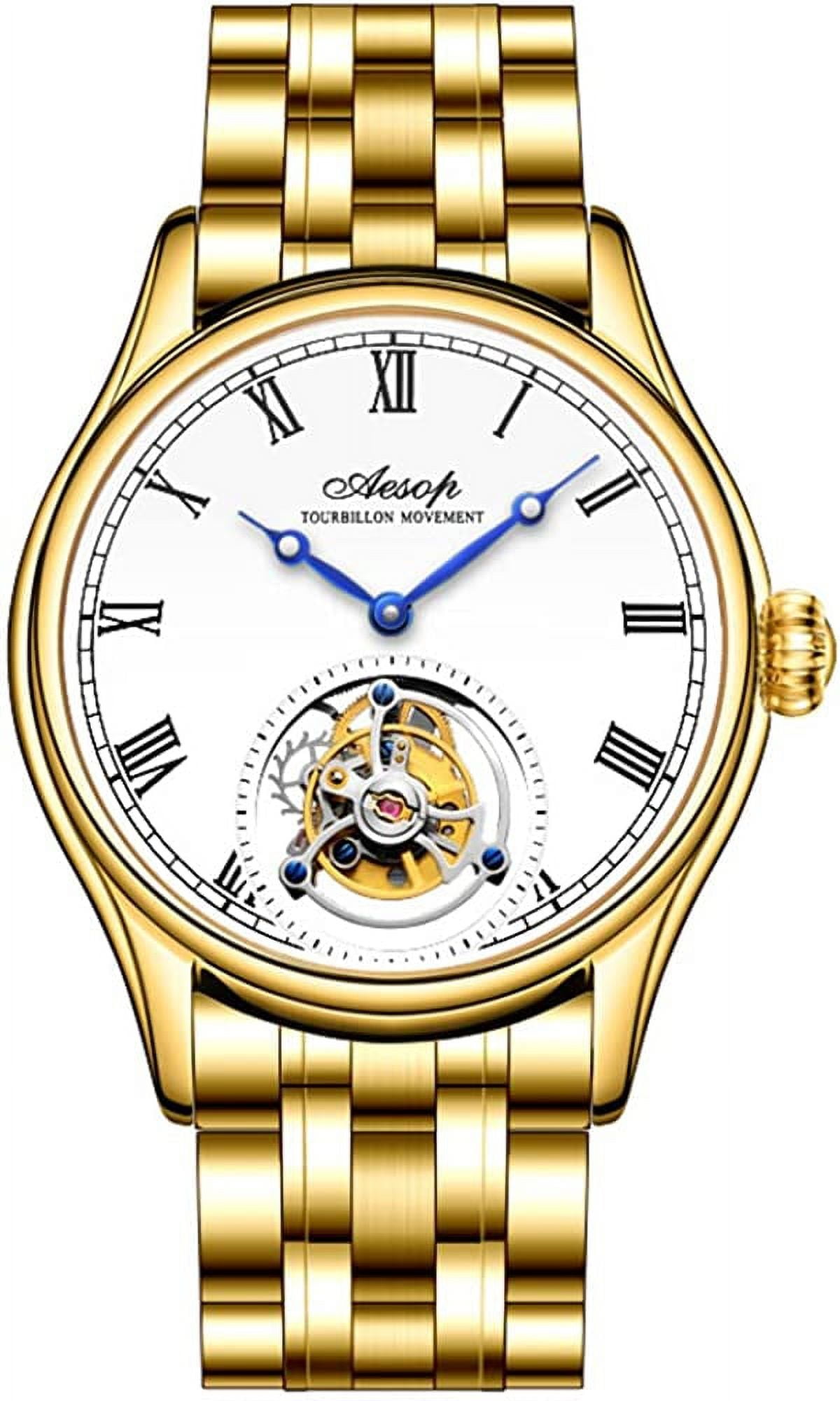 AESOP Wristwatch Analog Manual Winding Mechanical Watch Men's Stainless ...
